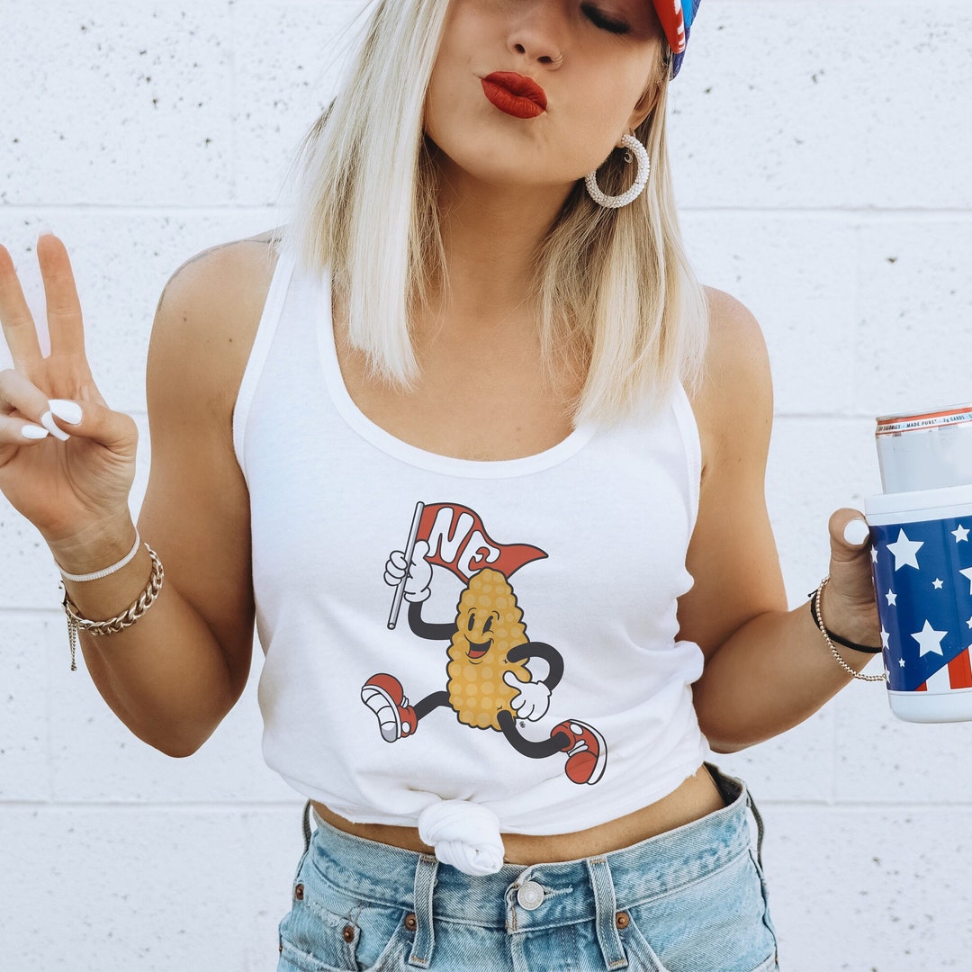 Women's Retro NE Tank Top, NE Red Tank, Corn Shirt - Etsy