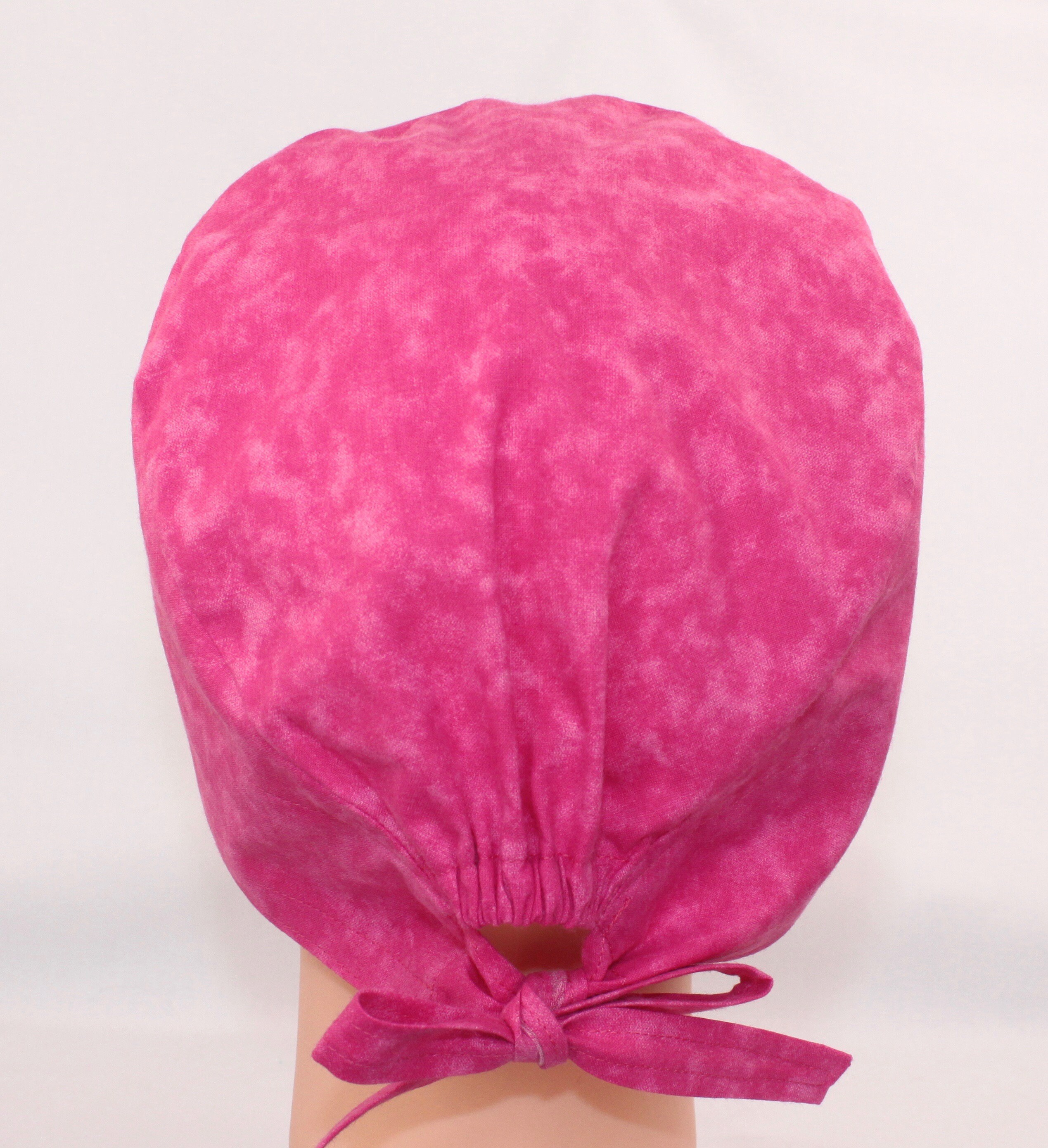 Dark Pink Nurse Bonnet Nurse Scrub Cap Medical Cap Tie Cap - Etsy