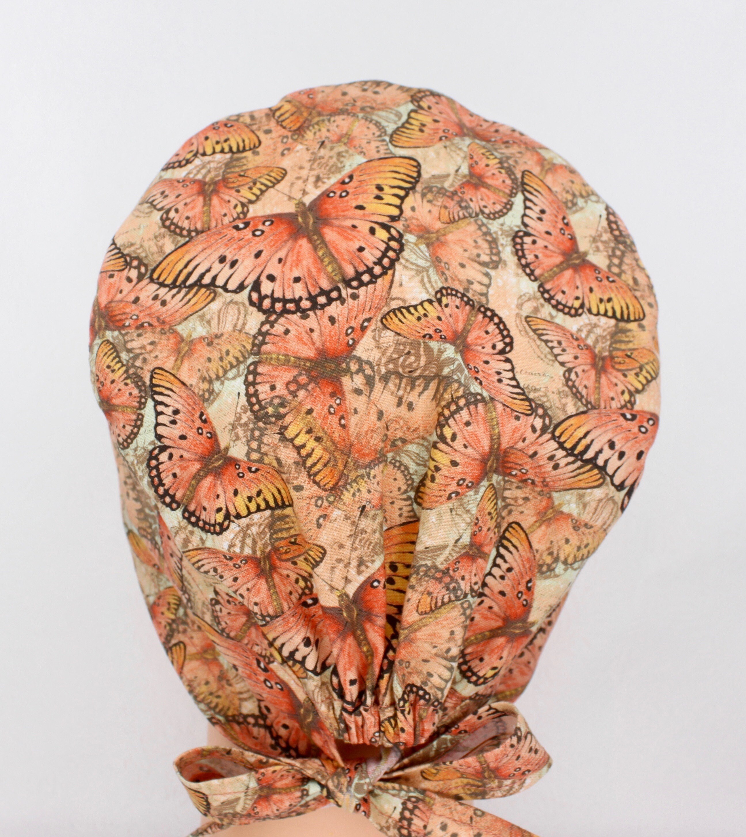 Monarch Butterflies Bonnet Medical Cap Chemo Cap Tie Cap - Etsy Ireland