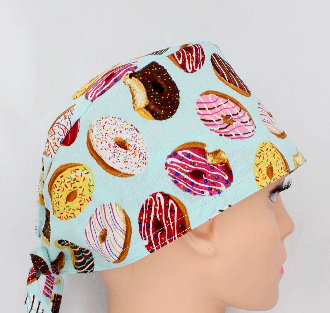 Donuts on Aqua Medical Bonnet. Enjoy FREE Shipping When You Spend 35 ...