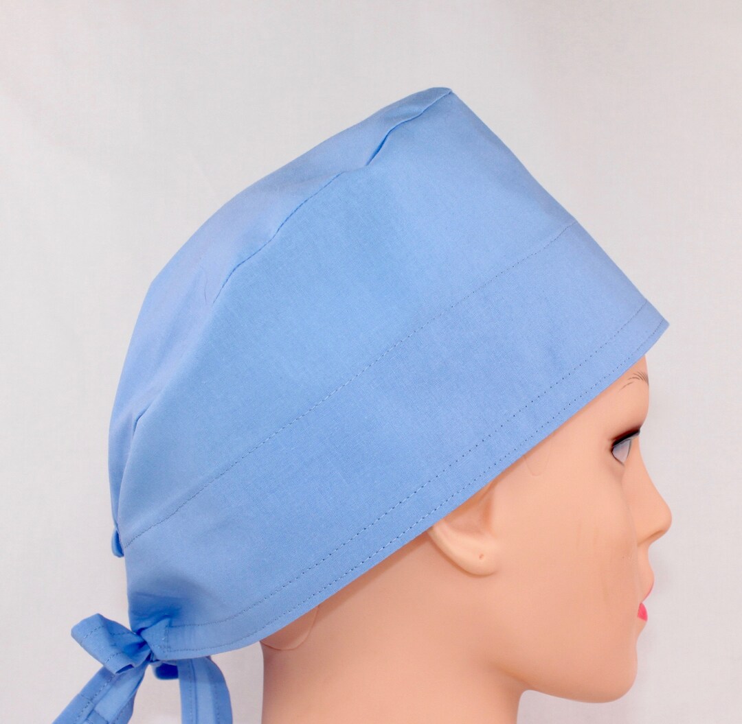 Light Blue Solid Color Medical Bonnet. Enjoy FREE Shipping When You ...