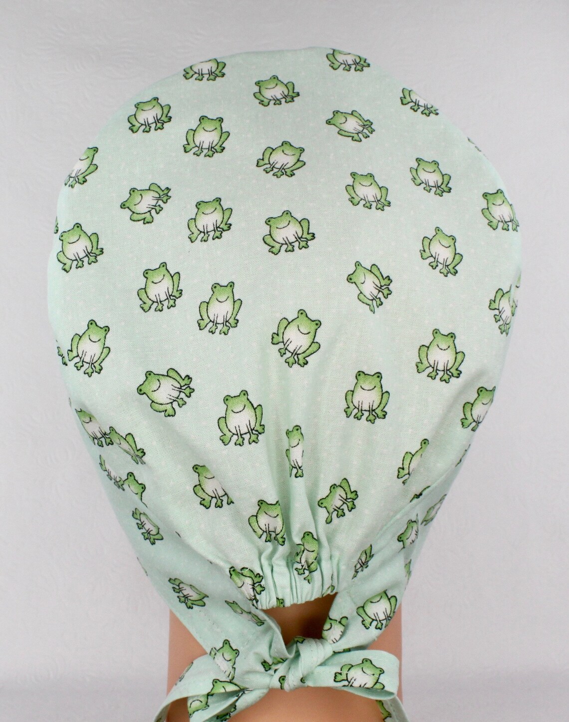 Frogs Bonnet Scrub Cap Doctor Cap Tie Cap Pediatric Nurse - Etsy