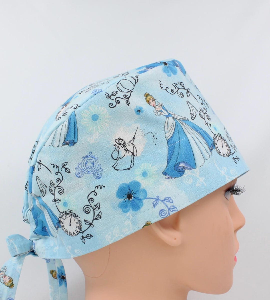 Princess in Blue Medical Bonnet, Doctor Scrub Cap, Nurse Cap ...