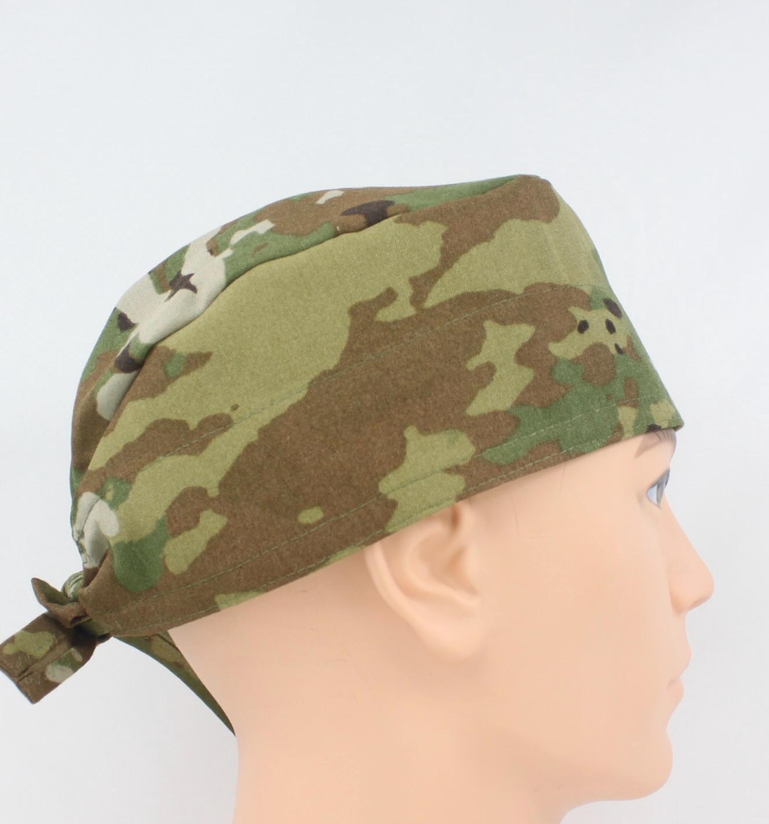 Army OCP 3.5" Tall Handmade Cotton and Nylon Scrub Cap for Men - Etsy