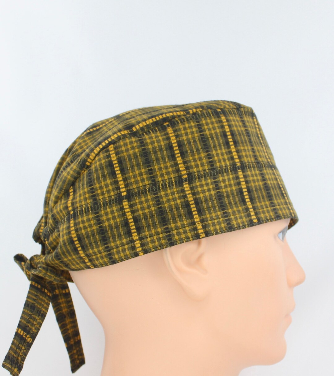 Mens Gold Black Woven Scrub Cap Mens Scrub Caps Medical Cap - Etsy