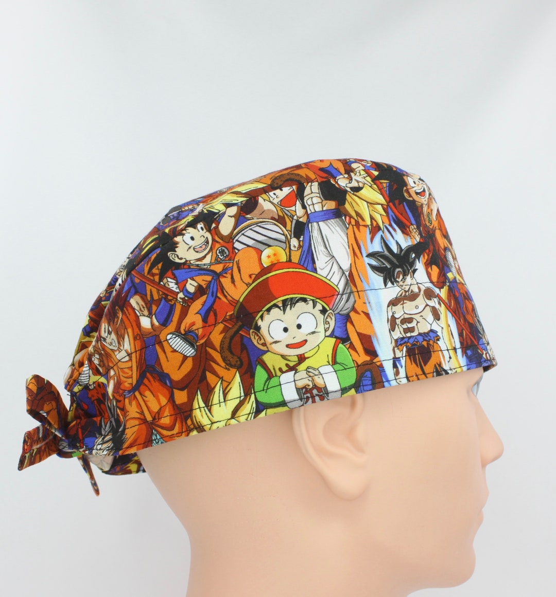 Mens Anime Characters Scrub Cap, Nurse Scrub Cap, Medical Cap, Doctor ...