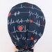 Mens Cardiac Care Blue Scrub Cap, Nurse Scrub Cap, Medical Cap, Doctor ...