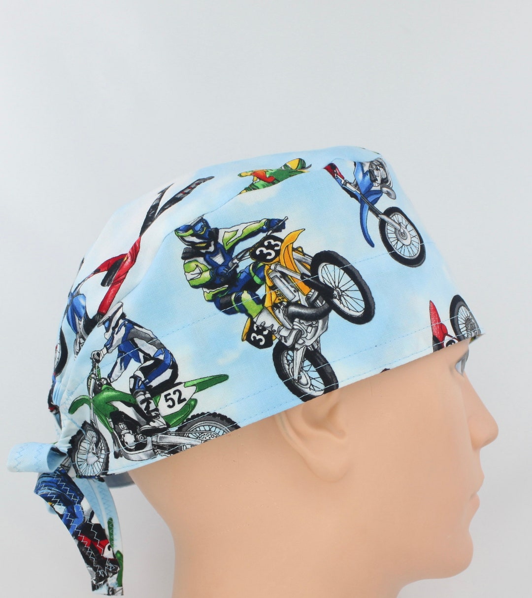 Mens Motocross Scrub Cap, Mens Scrub Cap, Medical Cap, Doctor Cap, Mens ...