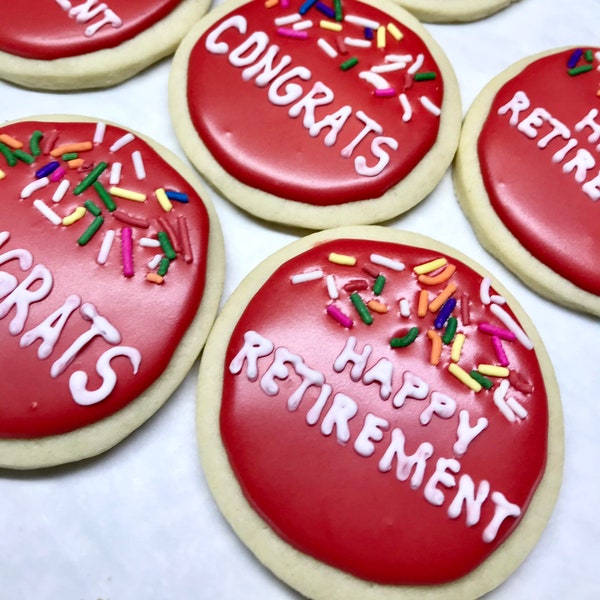 Retirement Cookies - Etsy