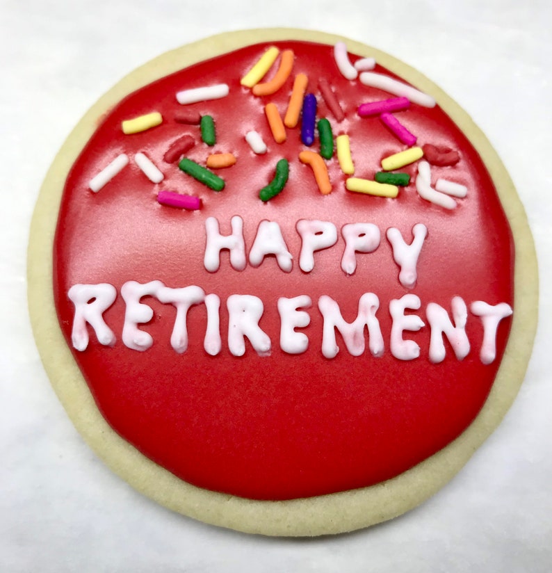 Retirement Cookies Retirement Party Cookies Congratulations | Etsy