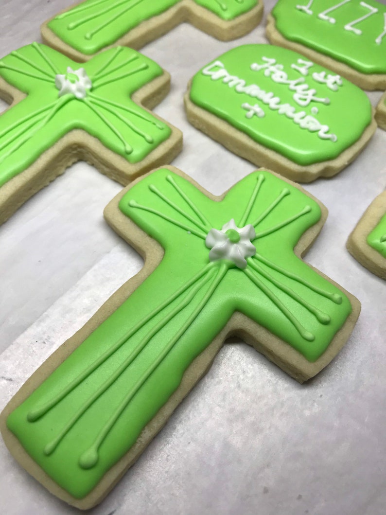 First Communion Cookies Confirmation Cookies Baptism - Etsy