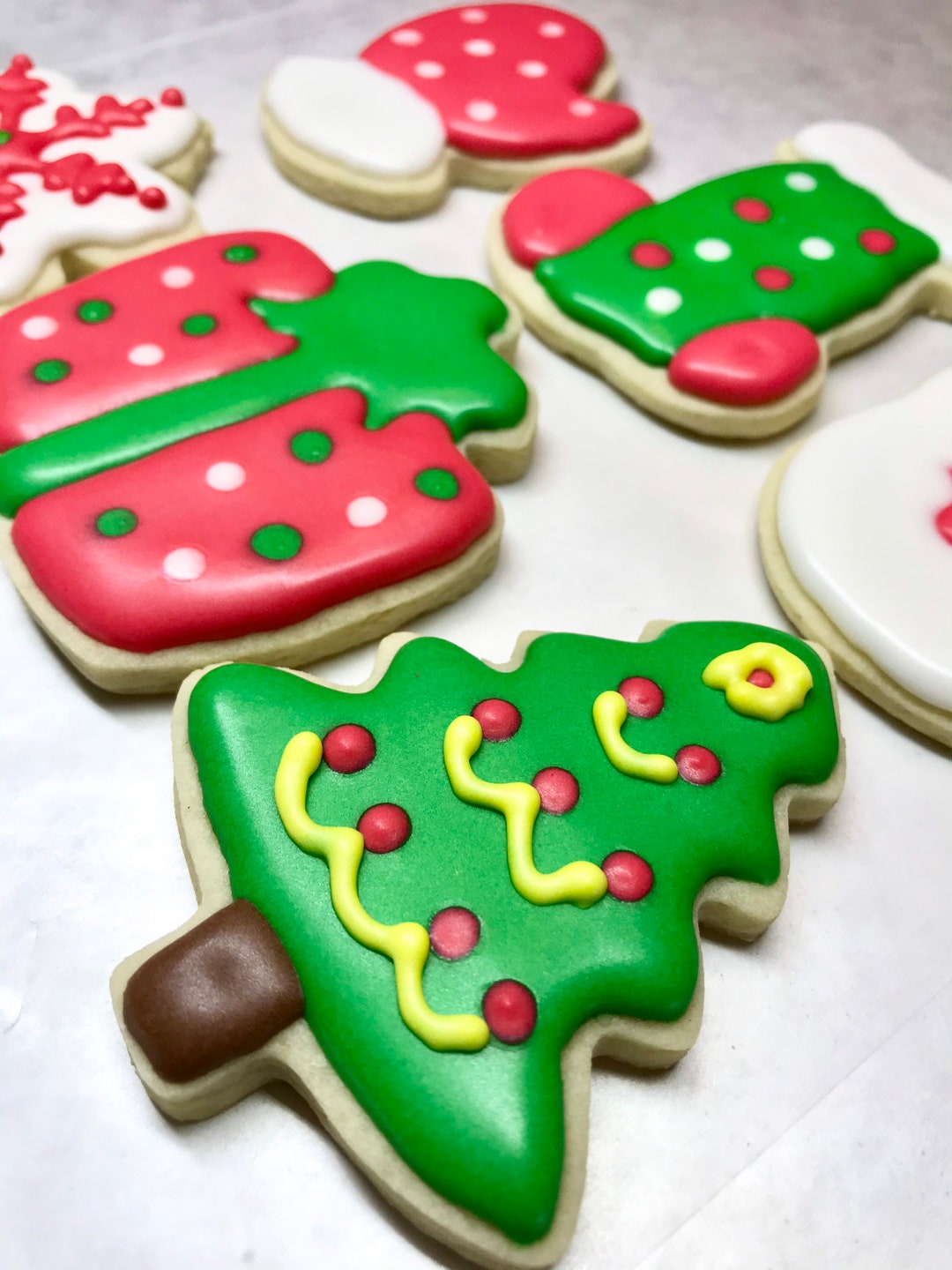 Christmas Cookies Christmas Cookie Gift Holiday Cookies - Etsy