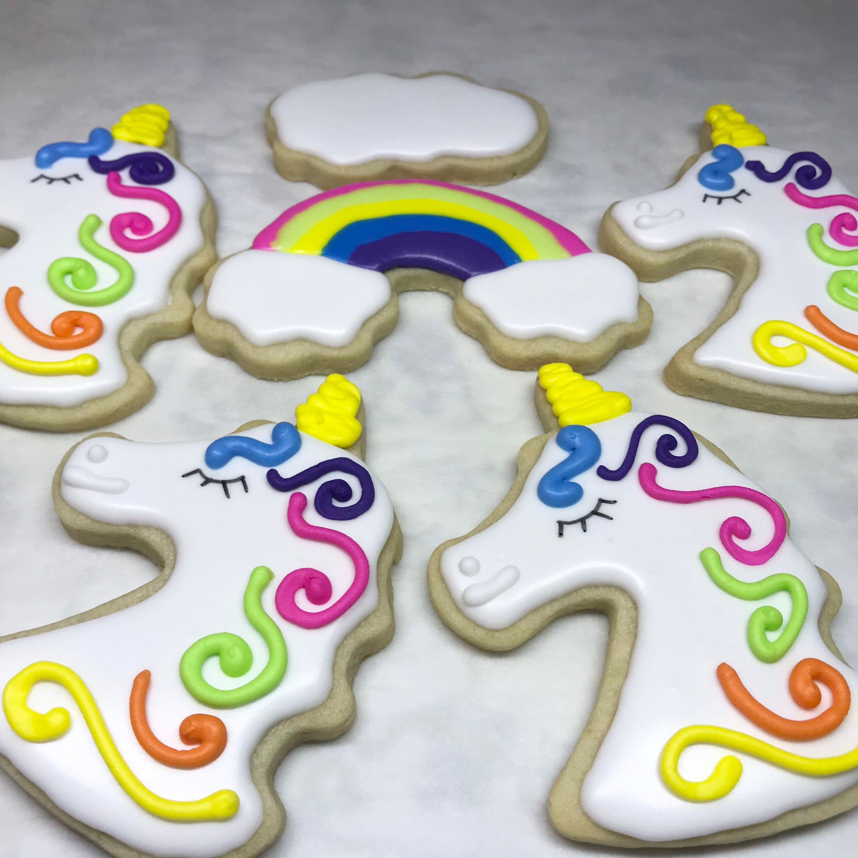 Unicorn Cookies, Princess Cookies,unicorn Birthday Cookies, Princess ...