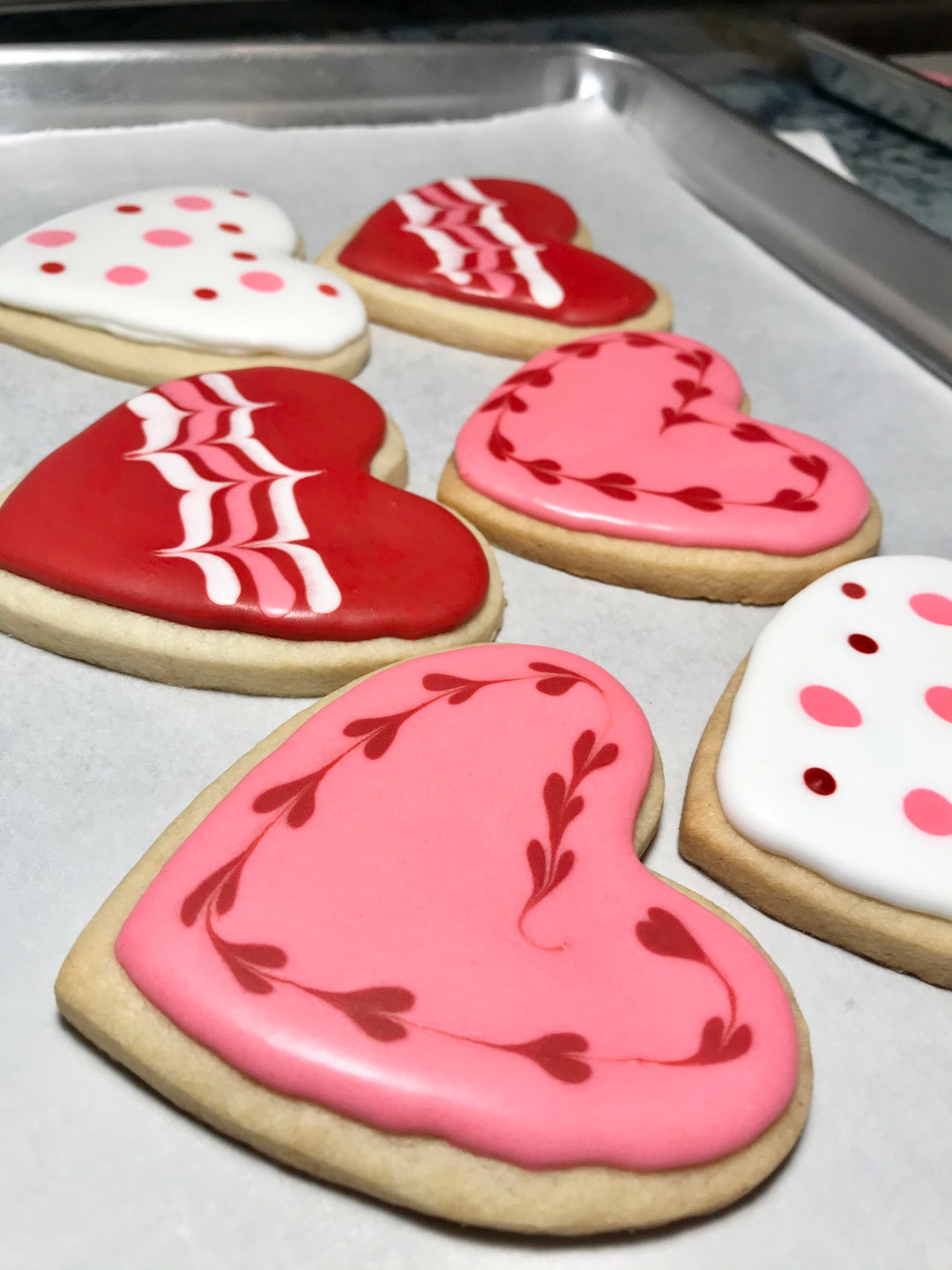 Valentine's Day Cookies, Valentine's Cookies, Heart Cookies, Love ...