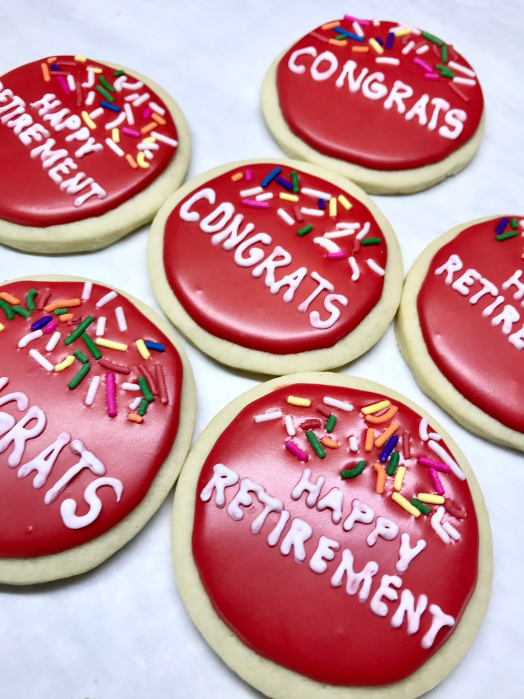 Retirement Cookies, Retirement Party Cookies, Congratulations Cookies ...