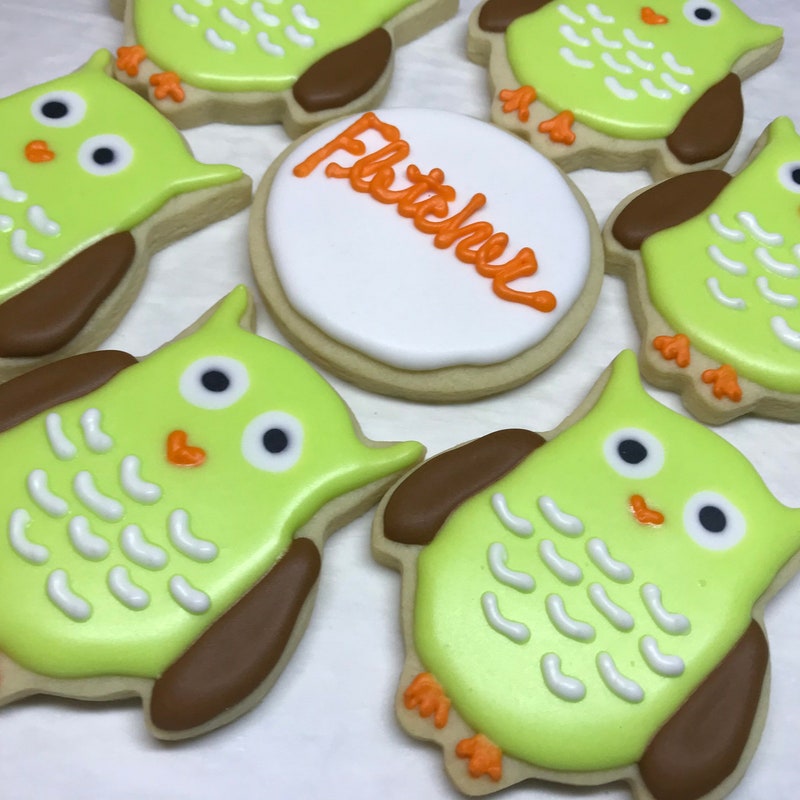 Owl Cookies - Etsy
