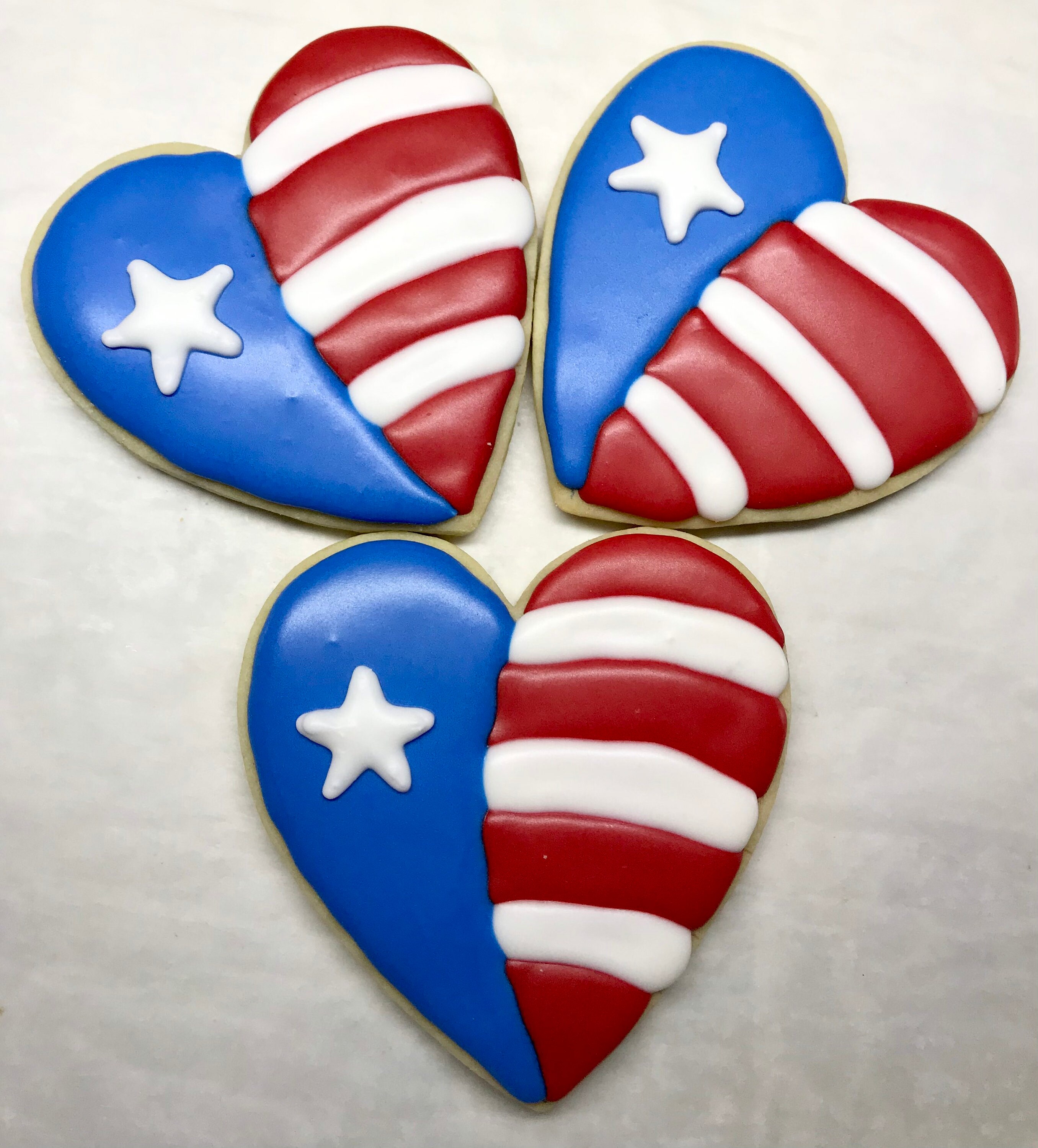 Patriotic Cookies, 4th of July Cookies, Independence Day Cookies ...