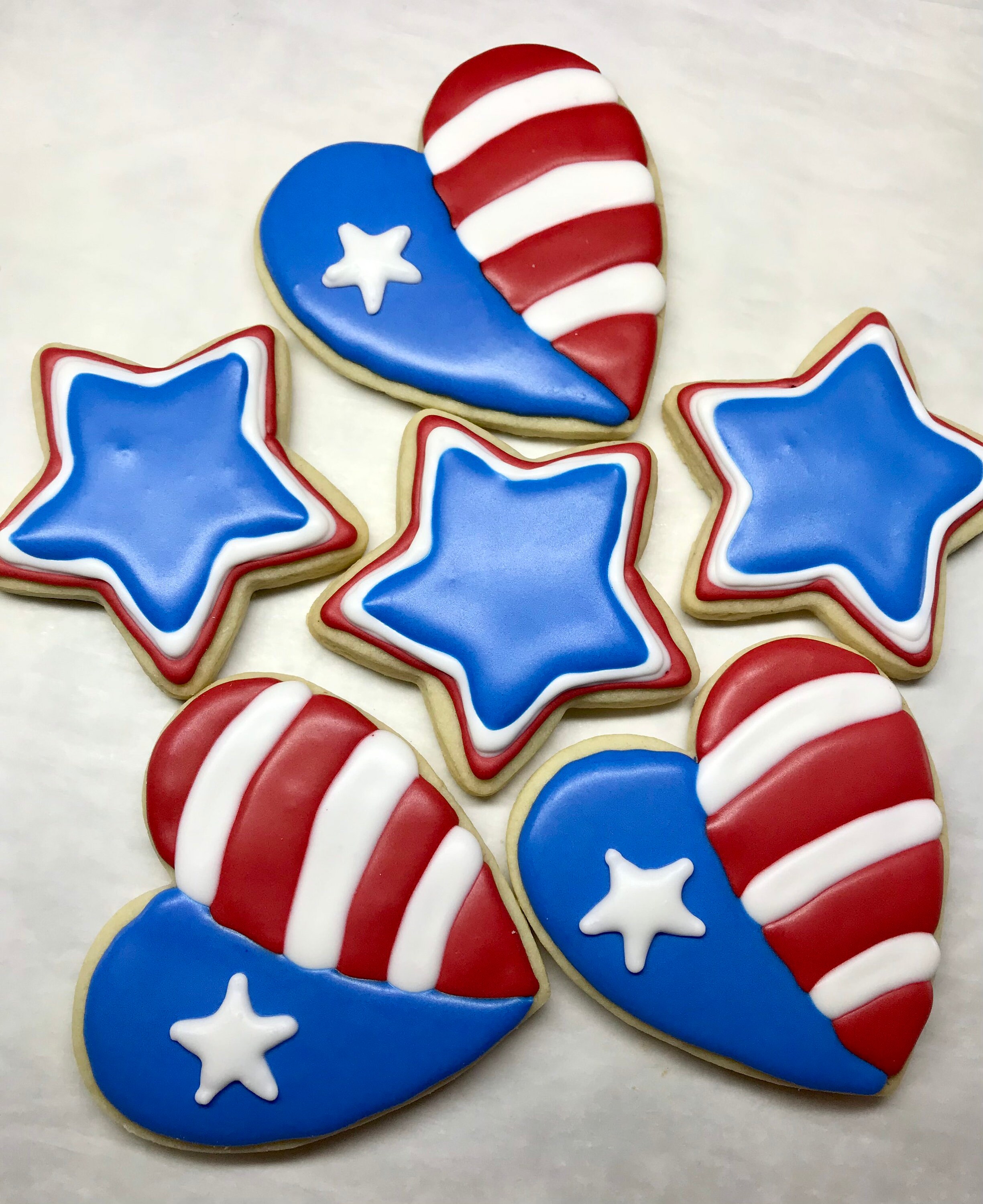 Patriotic Cookies 4th of July Cookies Independence Day - Etsy