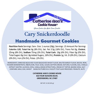 Snickerdoodle Cookies - Handmade Cookies - Etsy