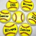 Softball Cookies, Sports Cookies, Sports Ball Cookies, Decorated Sugar ...