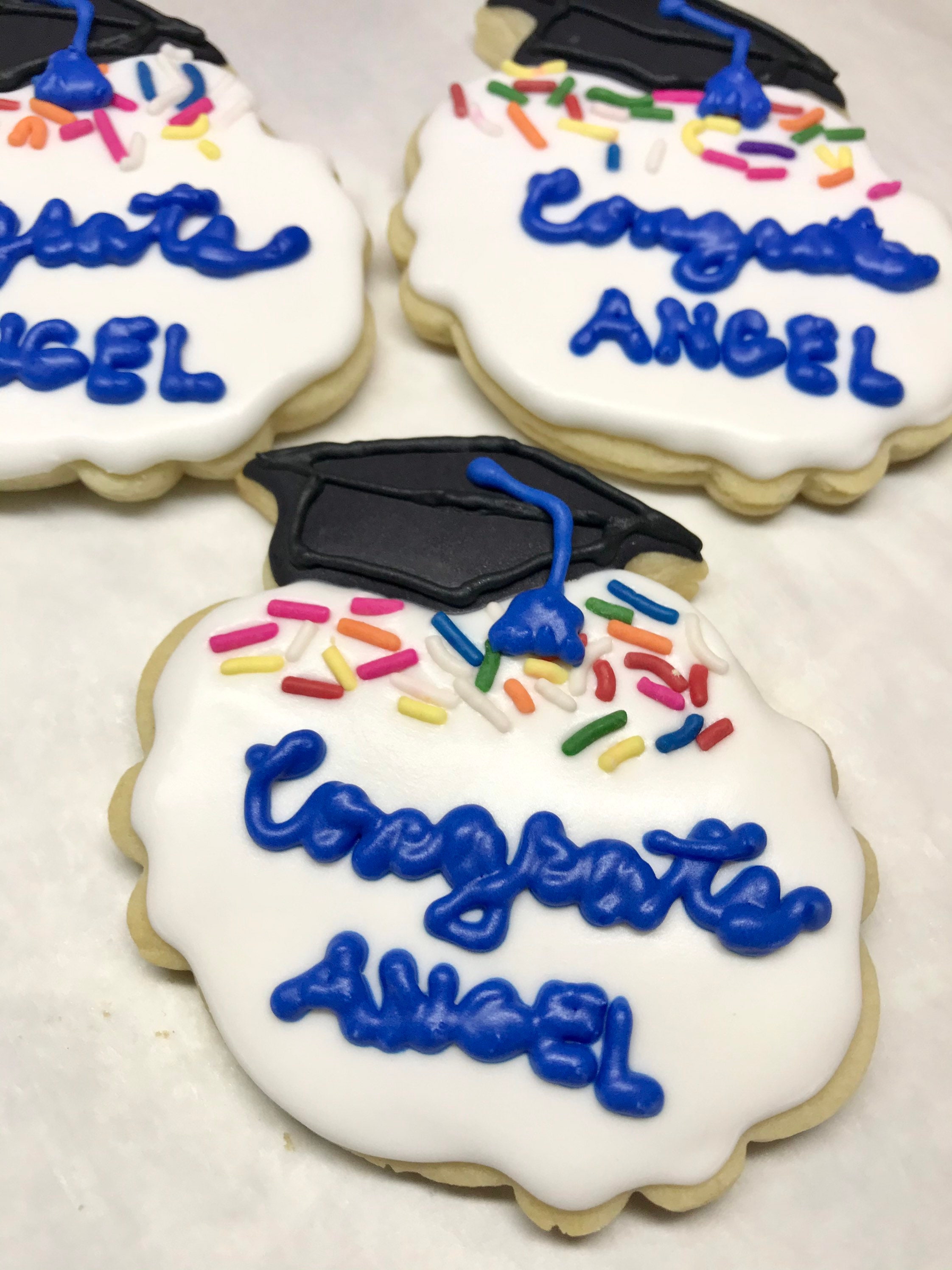 Graduation Cookies, Personalized Graduation Cookies, Graduation Gift ...
