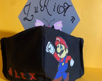 Face Mask Mario Kart - Etsy