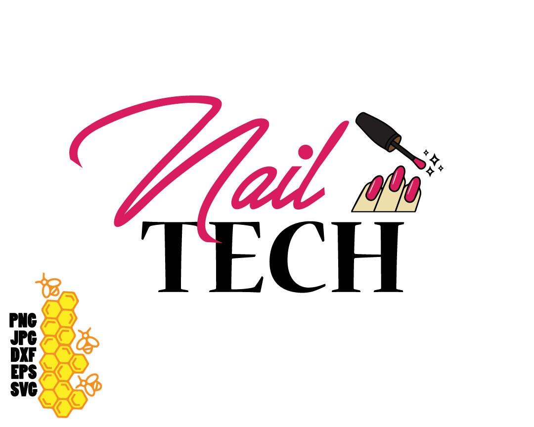Nail Tech Digital Clipart Commercial Useready to print for | Etsy