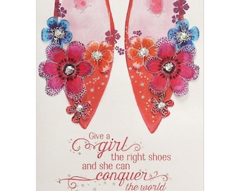 Shoe Lover Birthday Card - Etsy