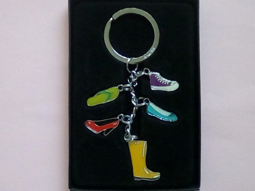 Key Ring, Purse Charm, Shoes Bag Charm Keyring, Purse Keyring Keychain ...