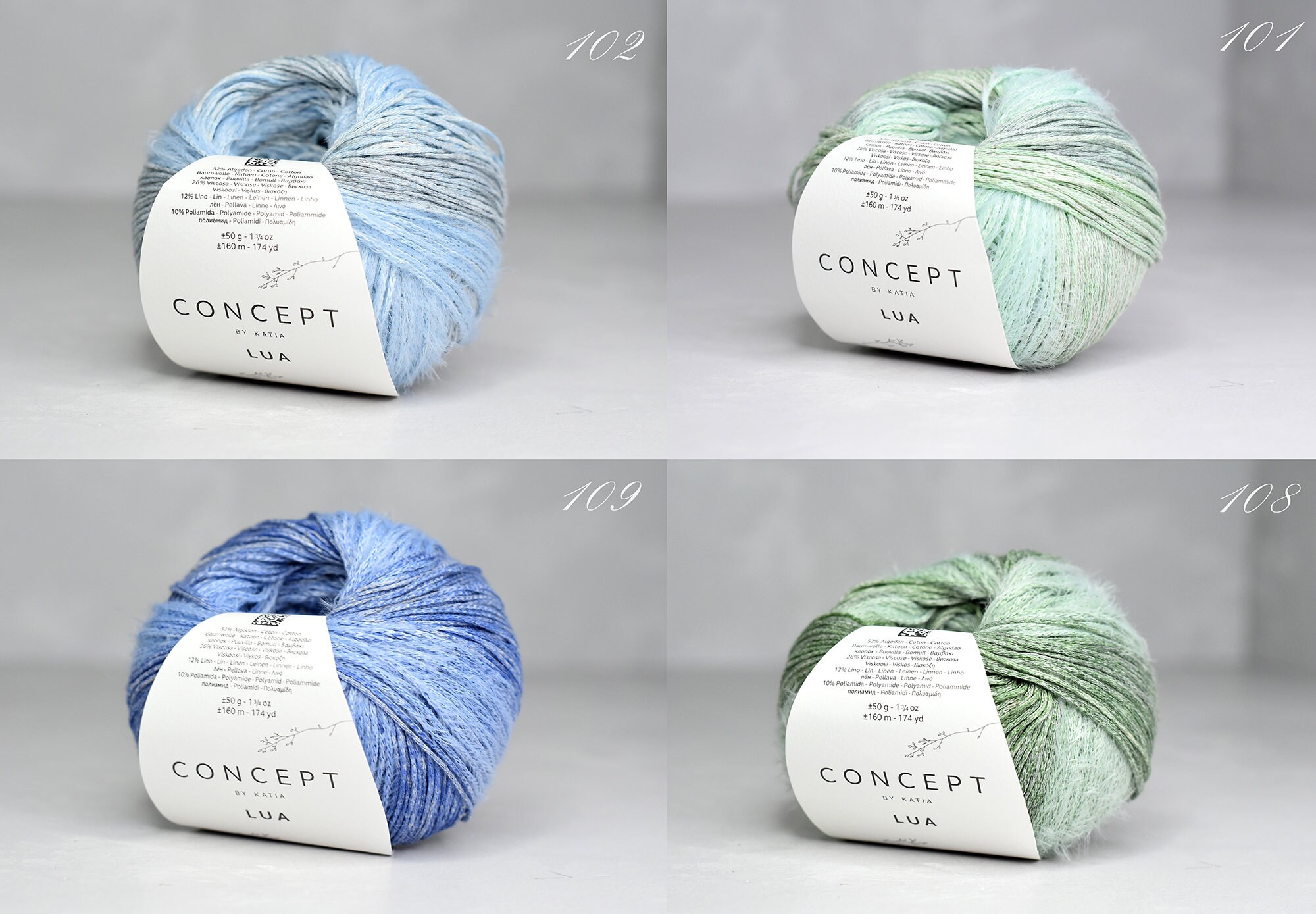 2024/2025 New Summer Yarn From Katia; Concept by Katia LUA Yarn; Summer Yarn; Knitting and ...