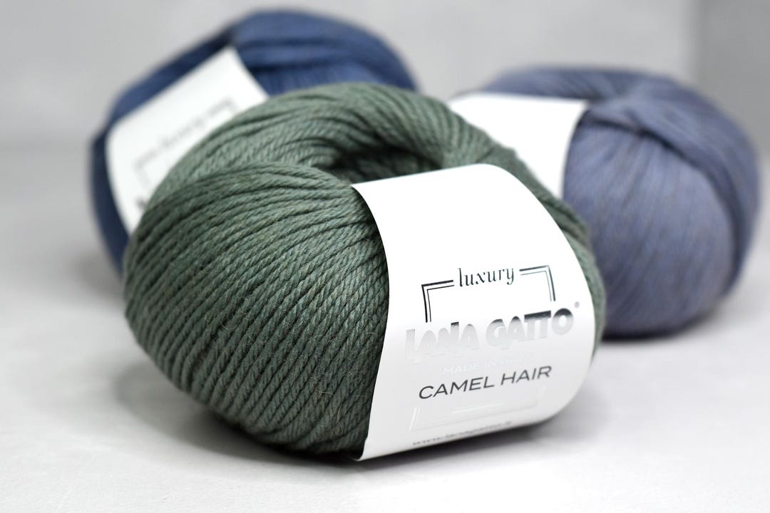 Lana Gatto Camel Hair Yarn Camel Wool Yarn and Merino Wool Yarn Soft ...