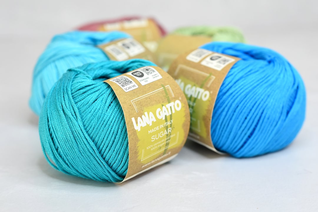 Lana Gatto Sugar Yarn: Luxury Viscose, Soft Summer Knit - Etsy