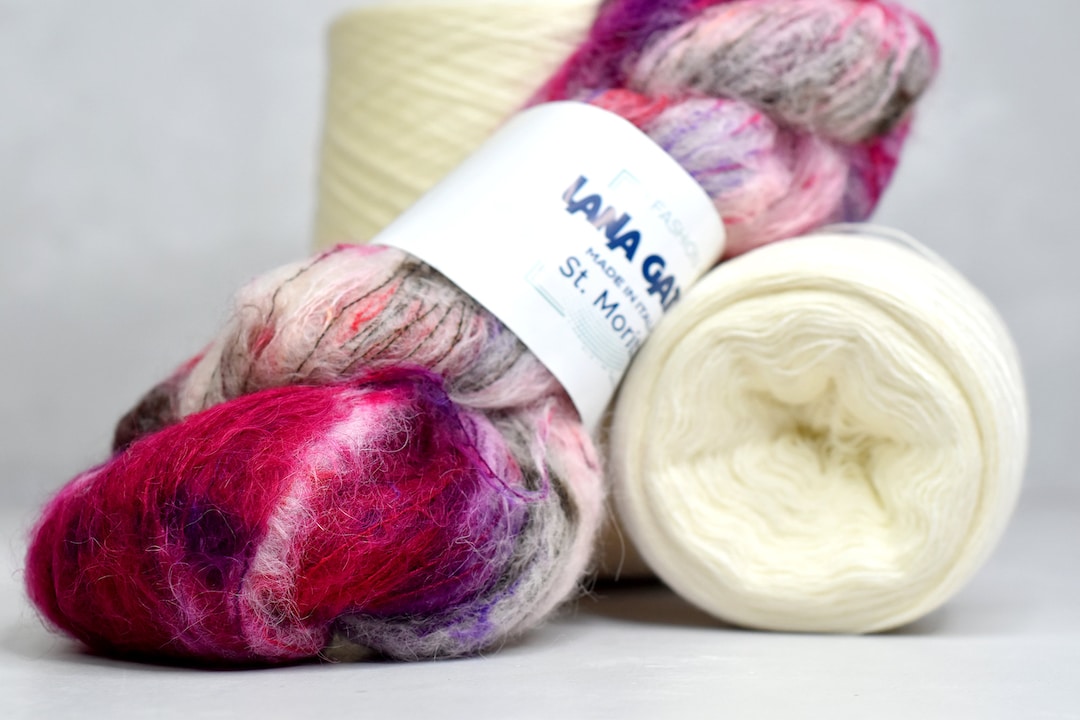 Lana Gatto St. Moritz and Lana Gatto Harmony Knitting Yarn Combination - Etsy