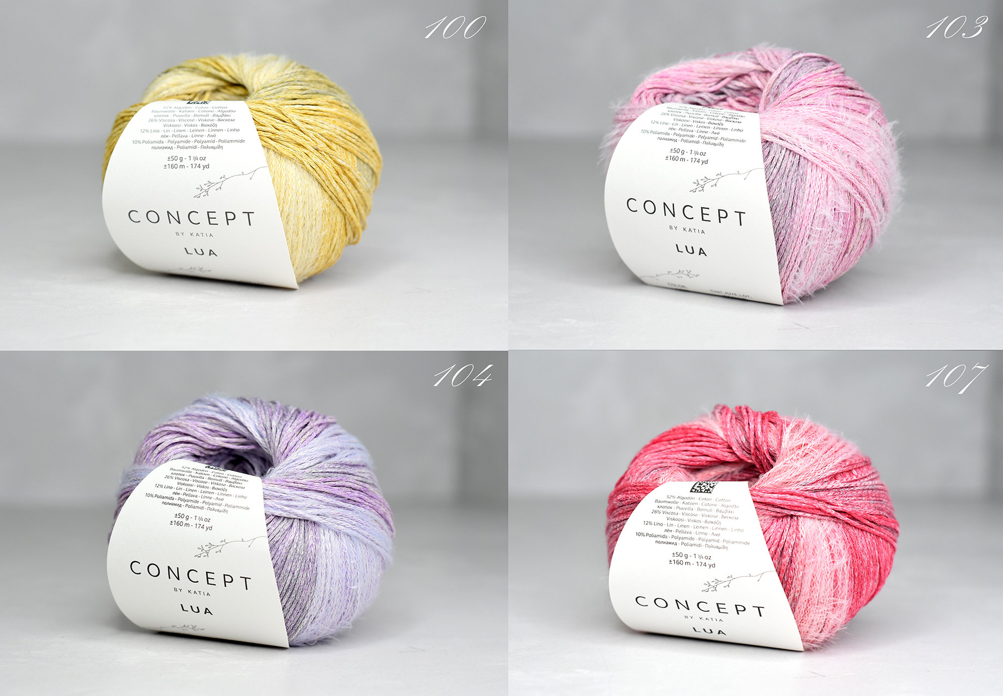 2024/2025 New Summer Yarn From Katia; Concept by Katia LUA Yarn; Summer Yarn; Knitting and ...