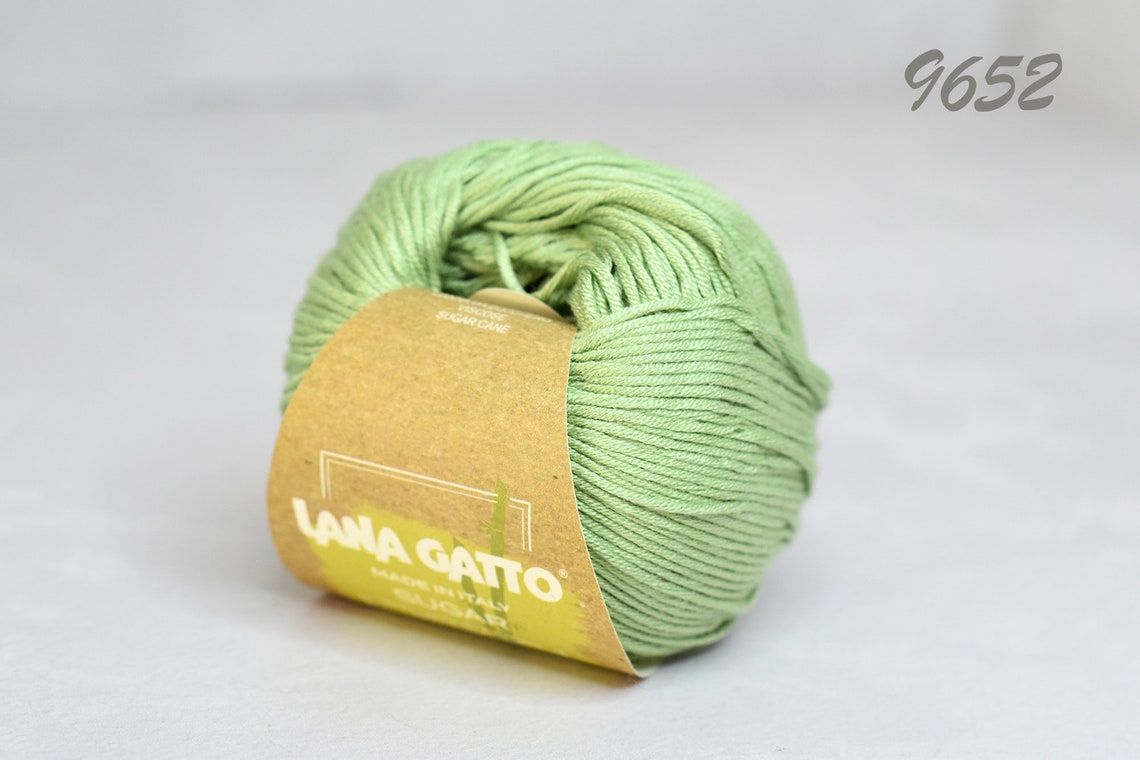 Lana Gatto Sugar Yarn: Luxury Viscose, Soft Summer Knit - Etsy