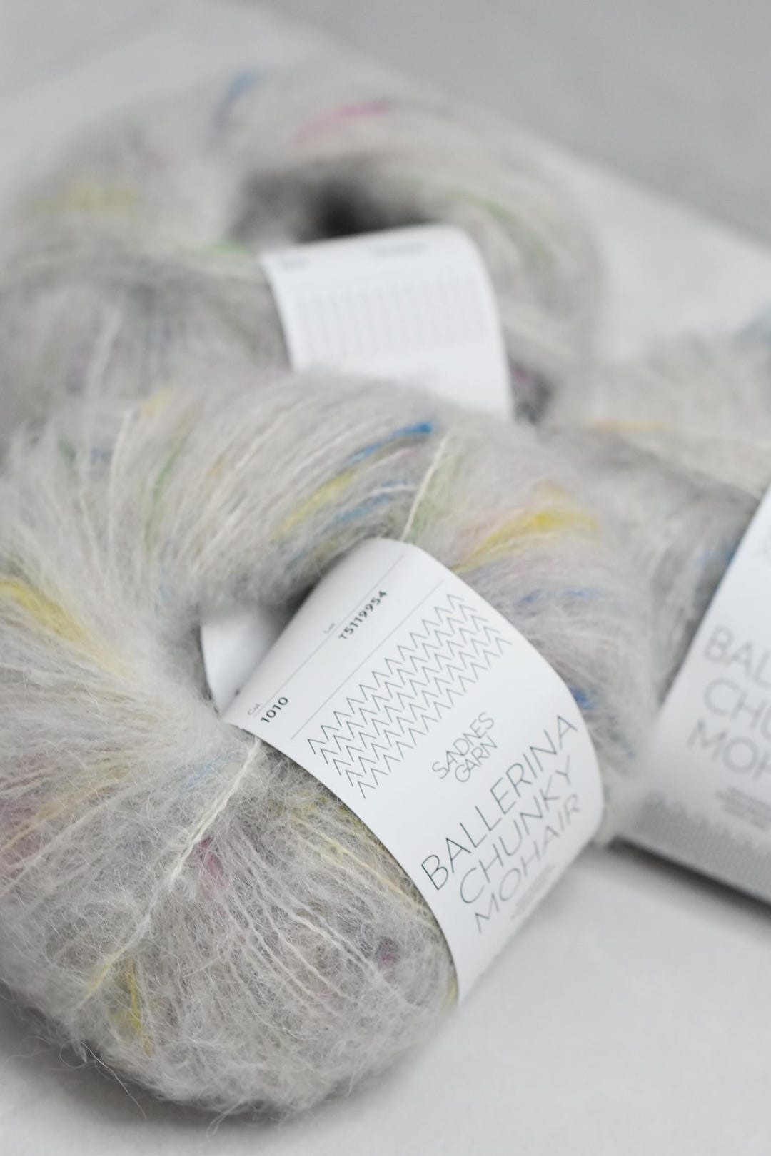 Sandnes Garn Ballerina Chunky Mohair Yarn – Soft Fluffy Mohair Wool ...