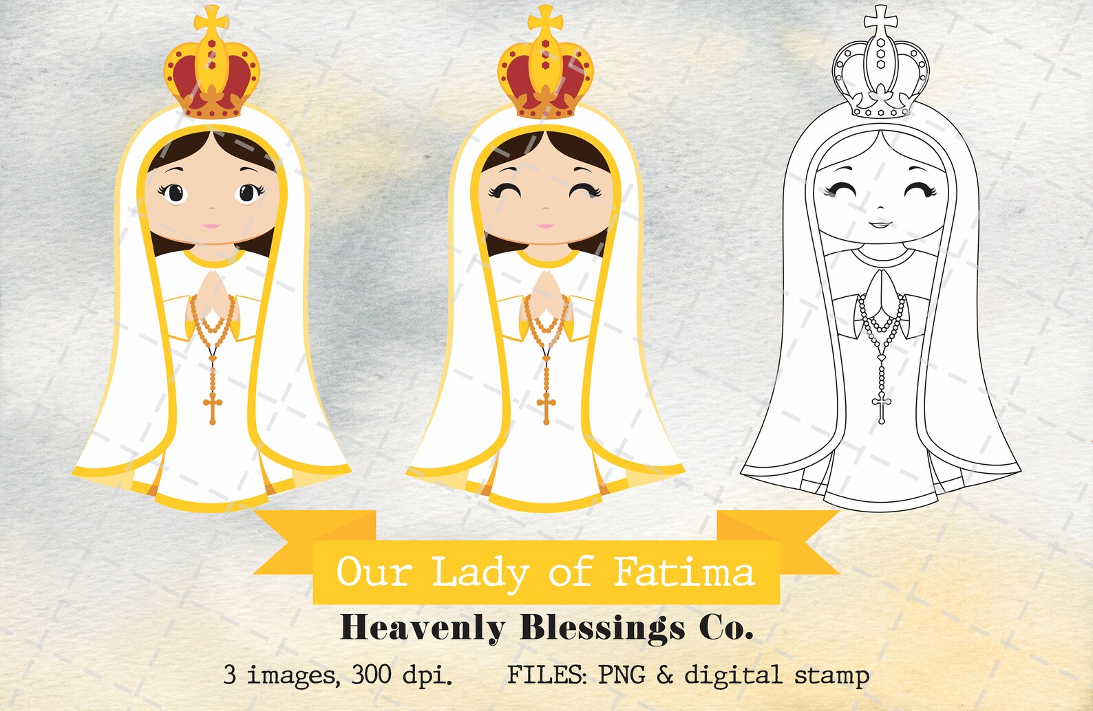 Our Lady of Fatima, Catholic Images, Cute Saints, Religious Clipart ...