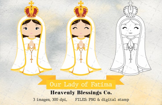 Our Lady of Fatima Catholic Images Cute Saints Religious | Etsy