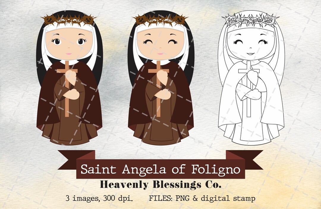 Saint Angela of Foligno, Catholic Images, Cute Saints, Religious ...