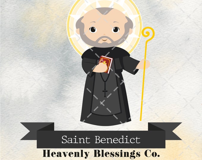 Saint Benedict, Catholic Images, Cute Saints, Religious Clipart, Saints ...