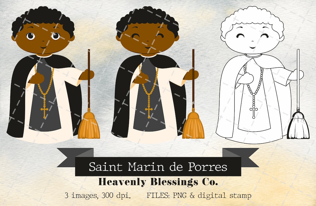 Saint Martin De Porres, Catholic Images, Cute Saints, Religious Clipart ...