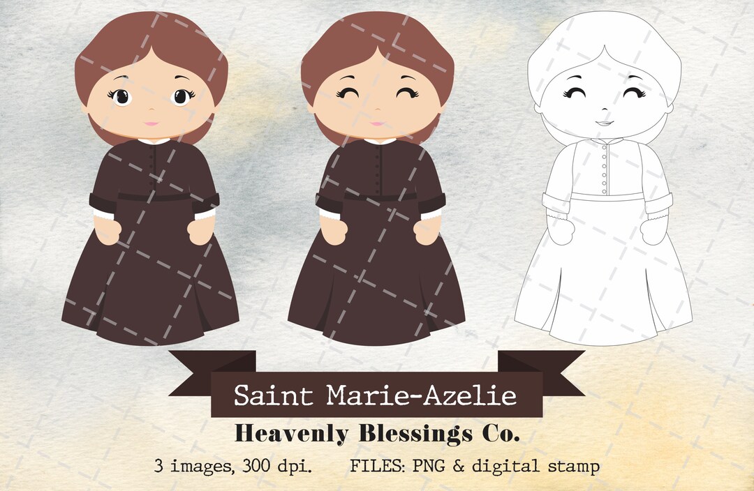 Saint Marie Azelie, Catholic Images, Cute Saints, Religious Clipart ...