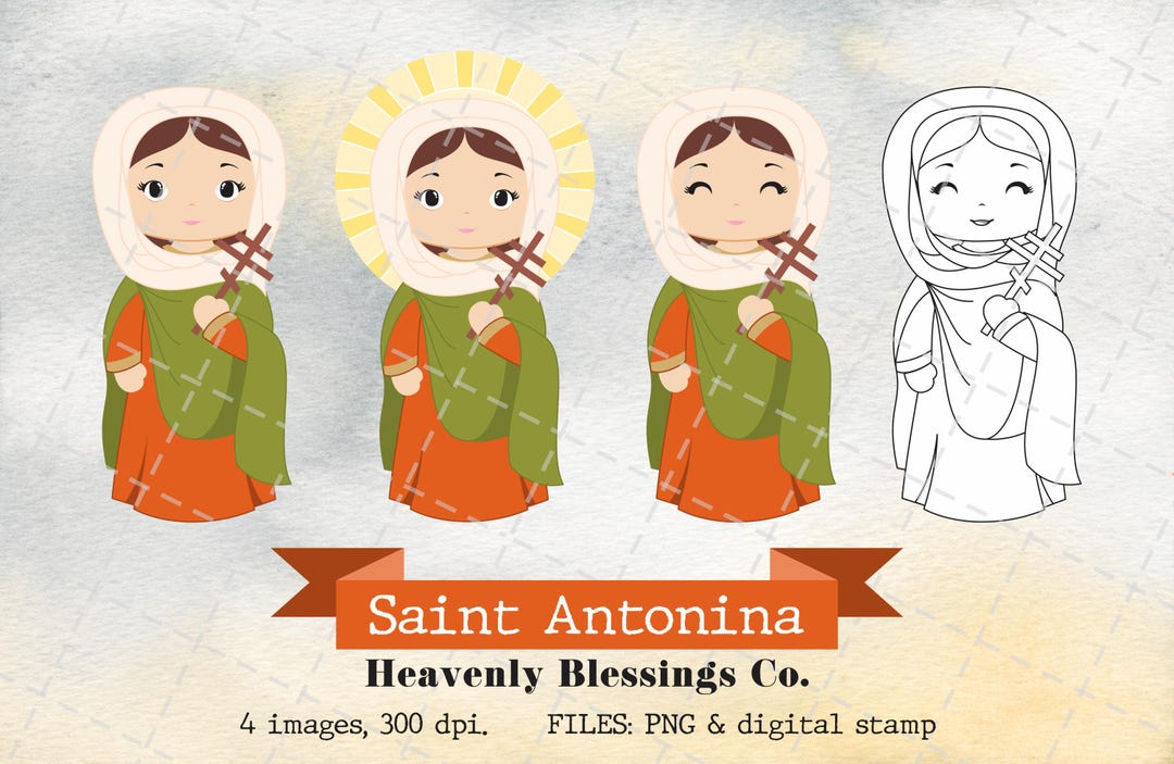 Saint Antonina, Catholic Images, Cute Saints, Religious Clipart, Saints ...