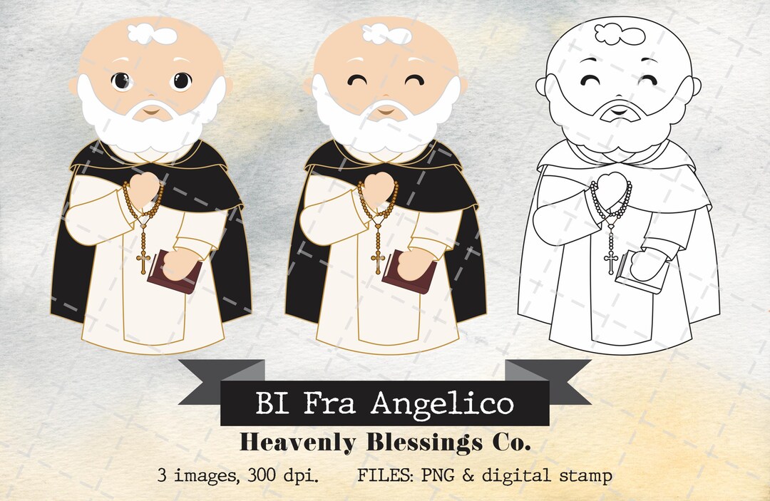 BI Fra Angelico, Catholic Images, Cute Saints, Religious Clipart ...