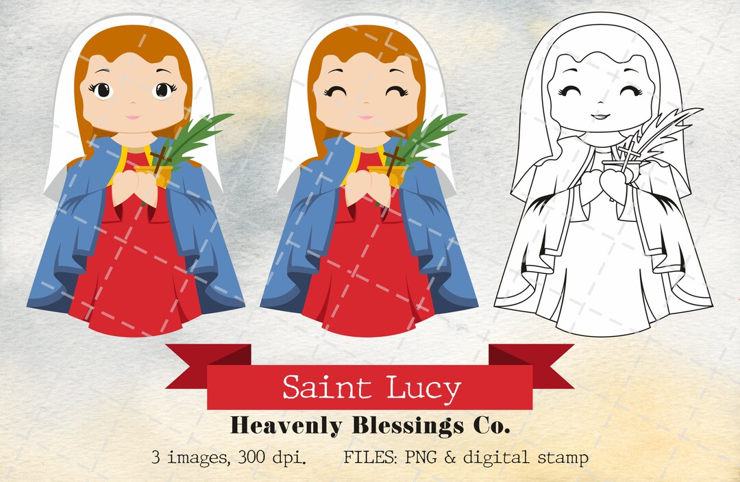 Saint Lucy, Catholic Images, Cute Saints, Religious Clipart, Saints ...