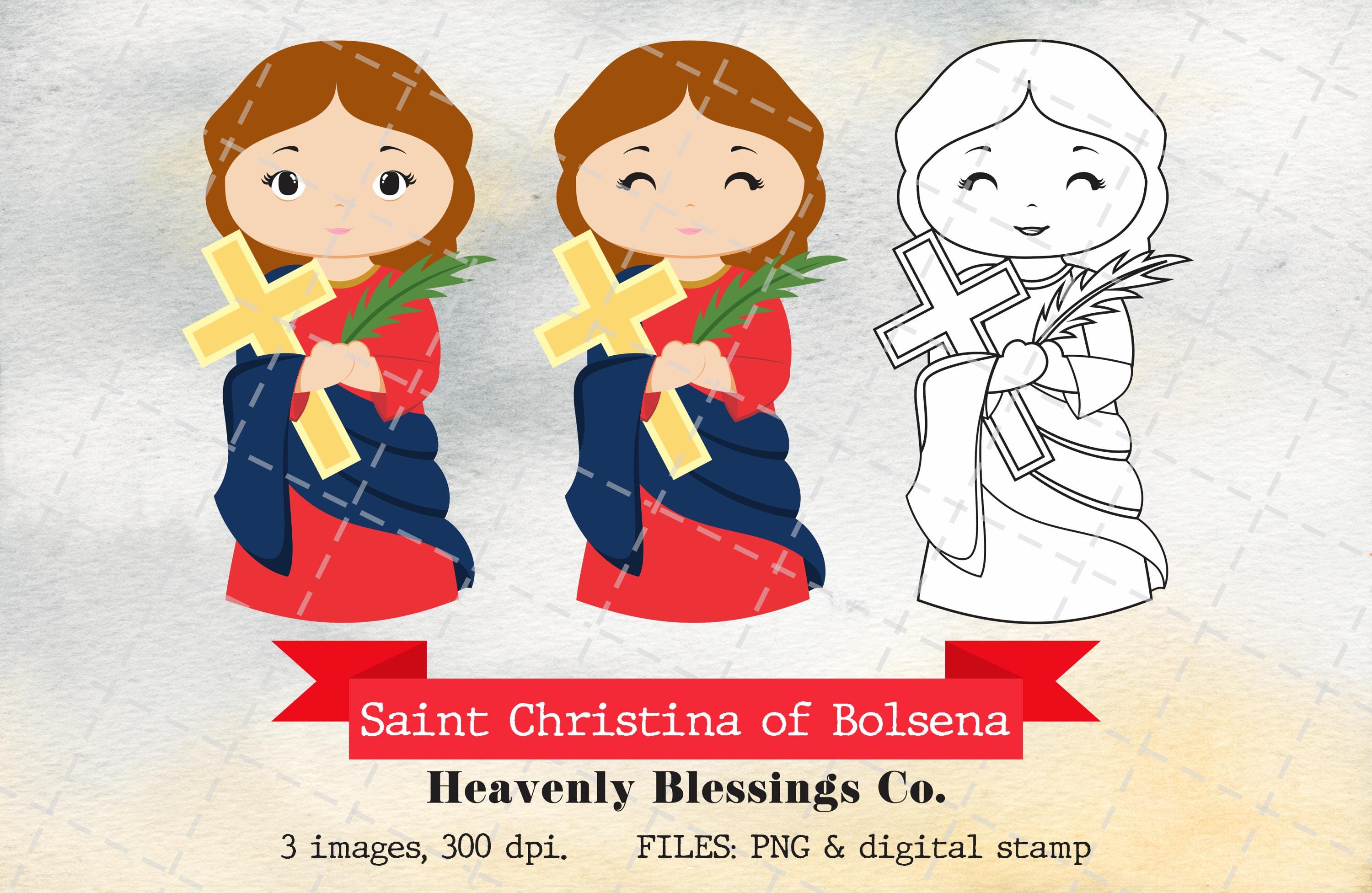 Saint Christina of Bolsena, Catholic Images, Cute Saints, Religious ...