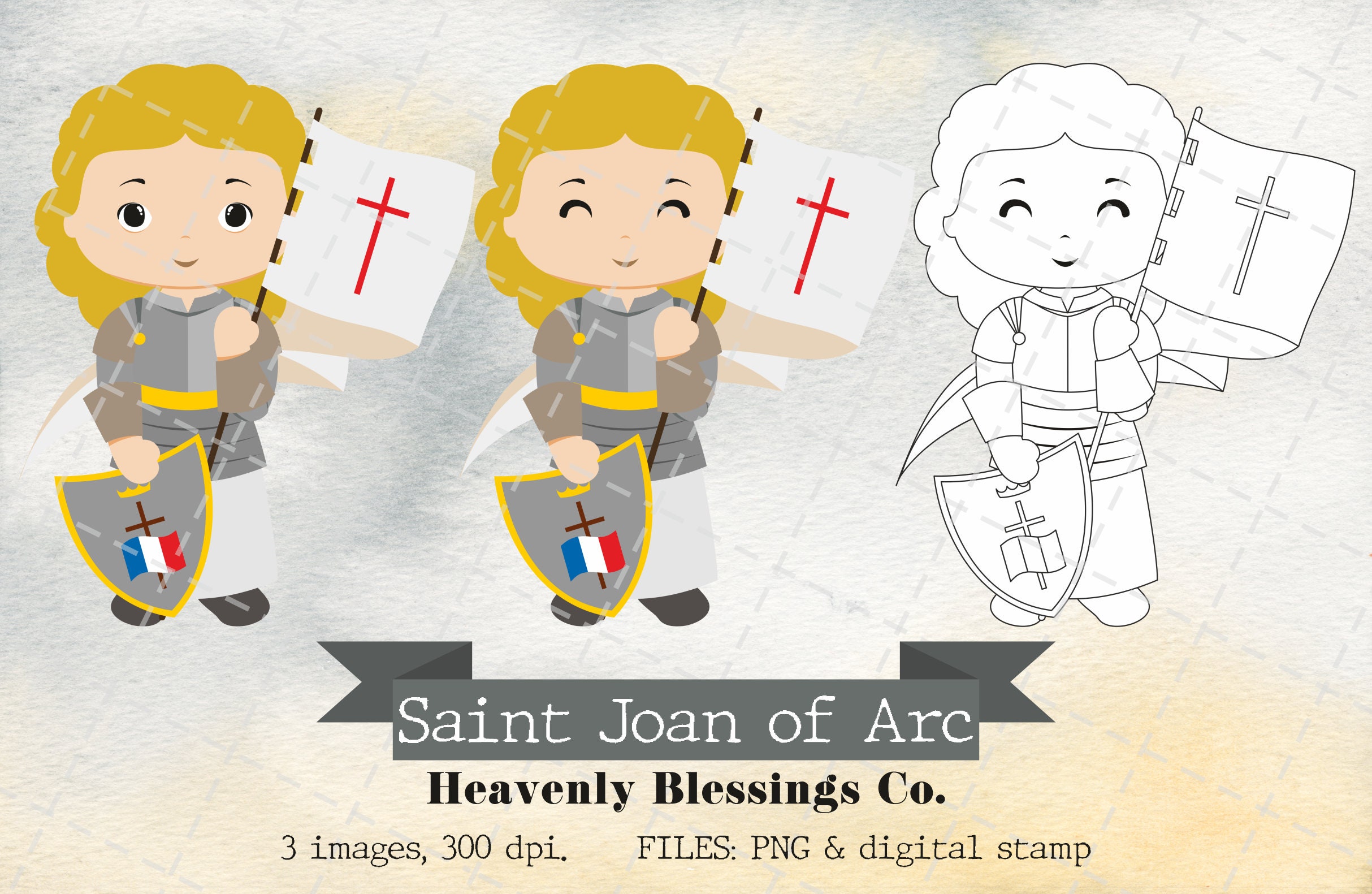 Saint Joan of Arc, Catholic Images, Cute Saints, Religious Clipart ...