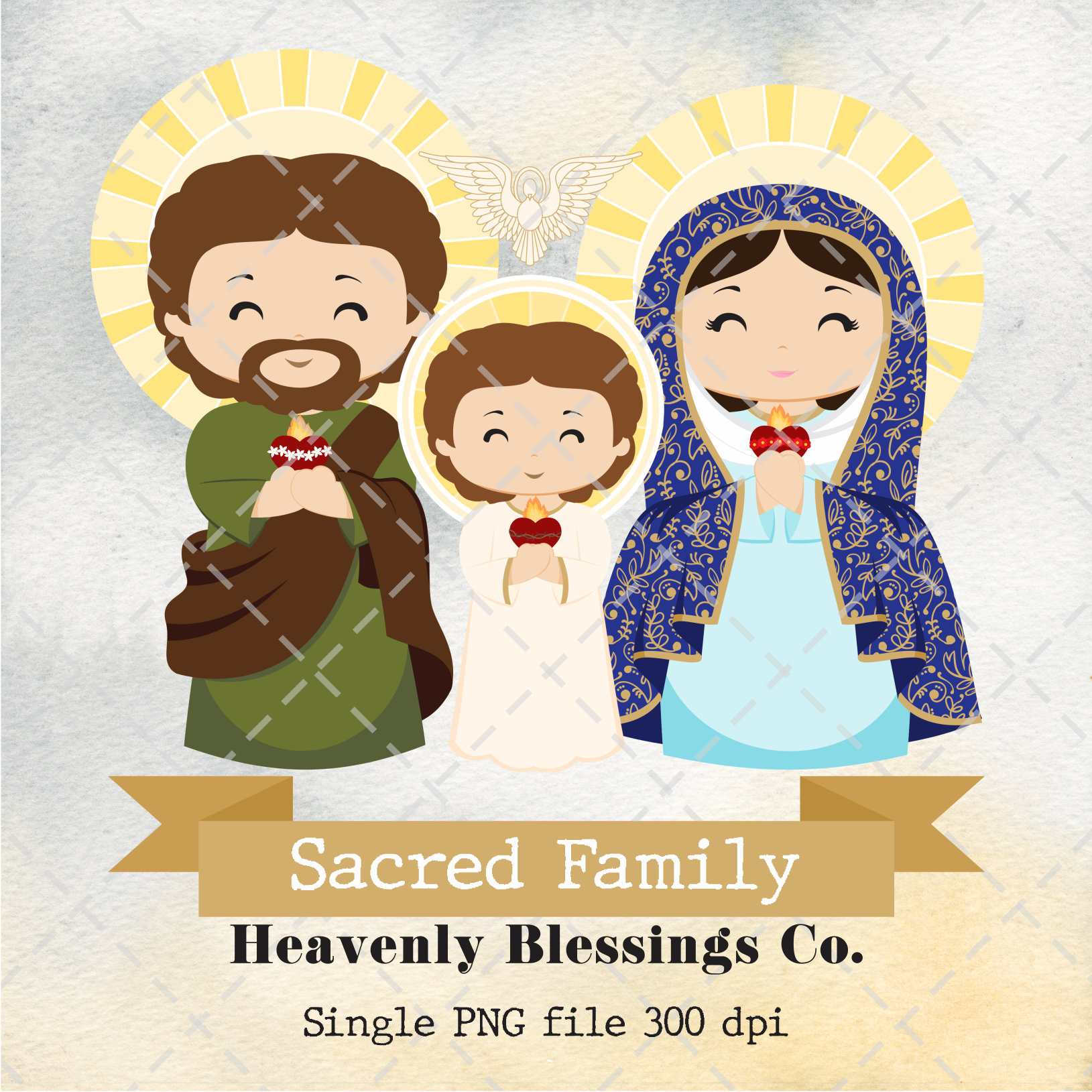 Sacred Family, Catholic Images, Cute Saints, Religious Clipart, Saints ...