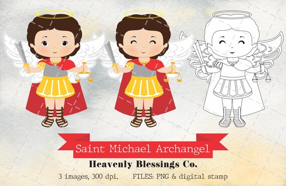 Saint Michael Archangel Catholic Images Cute Saints - Etsy