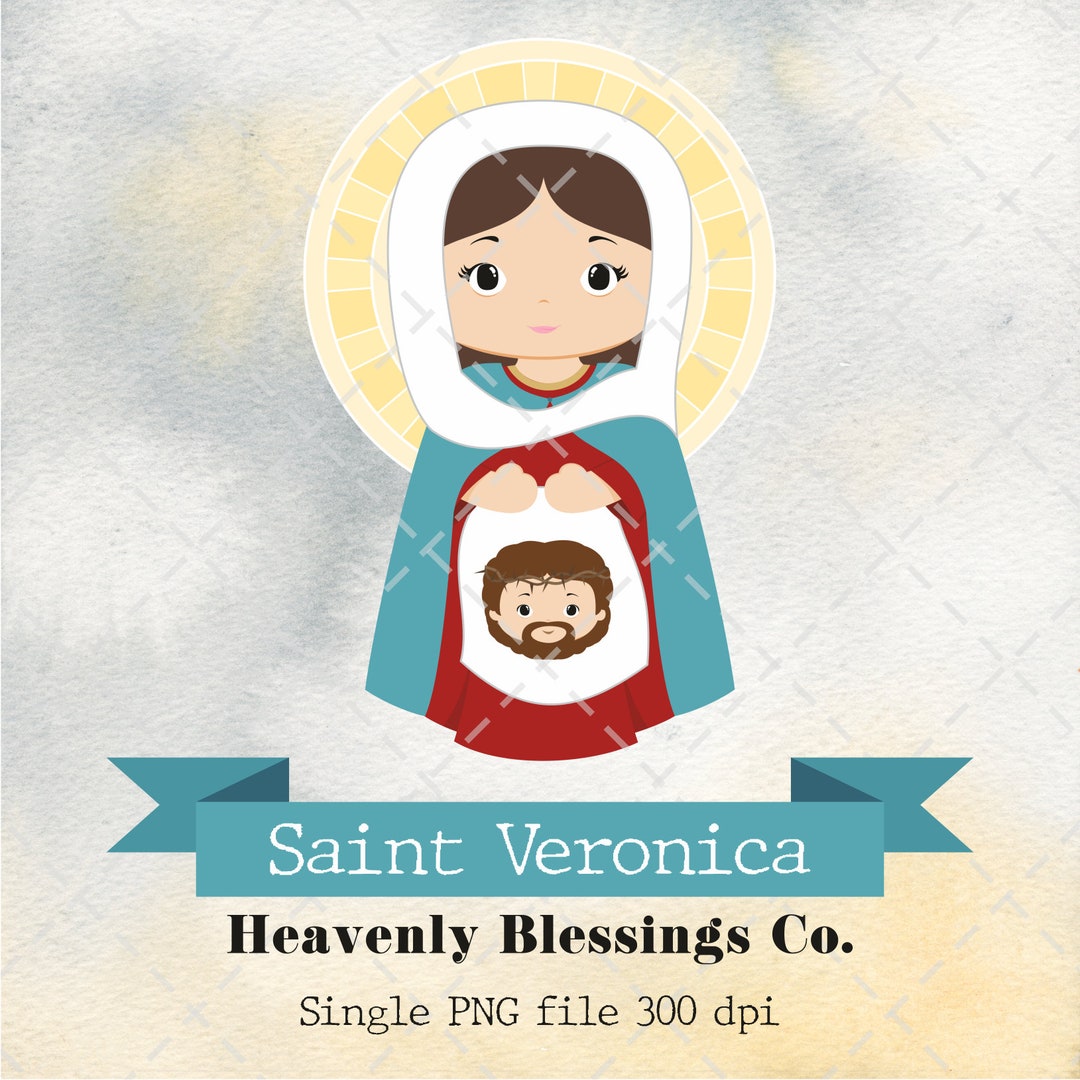 Saint Veronica, Catholic Images, Cute Saints, Religious Clipart, Saints ...